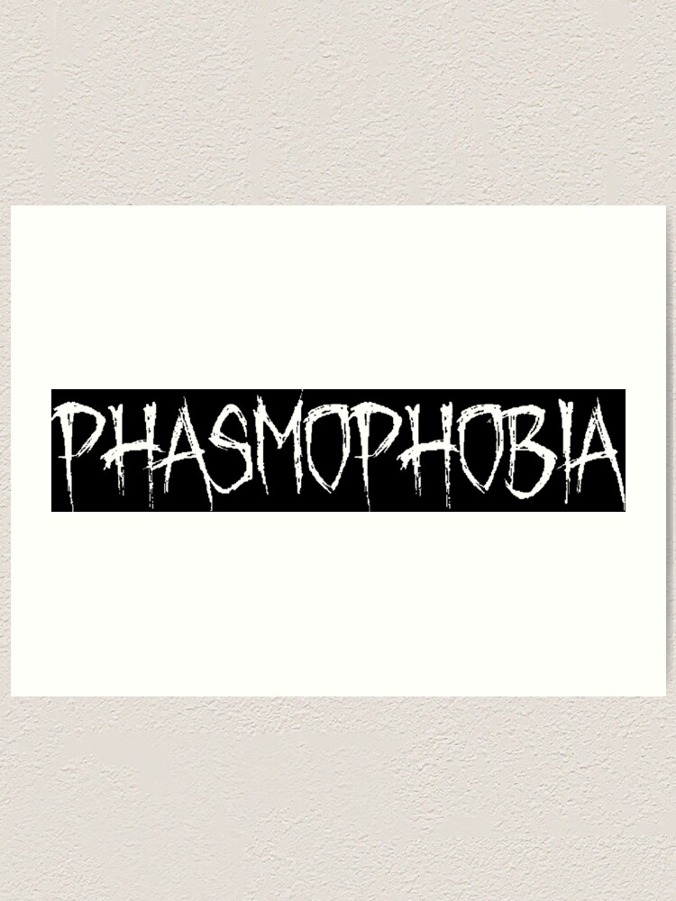 "Phasmophobia Game Logo" Art Print by Nvaa | Redbubble