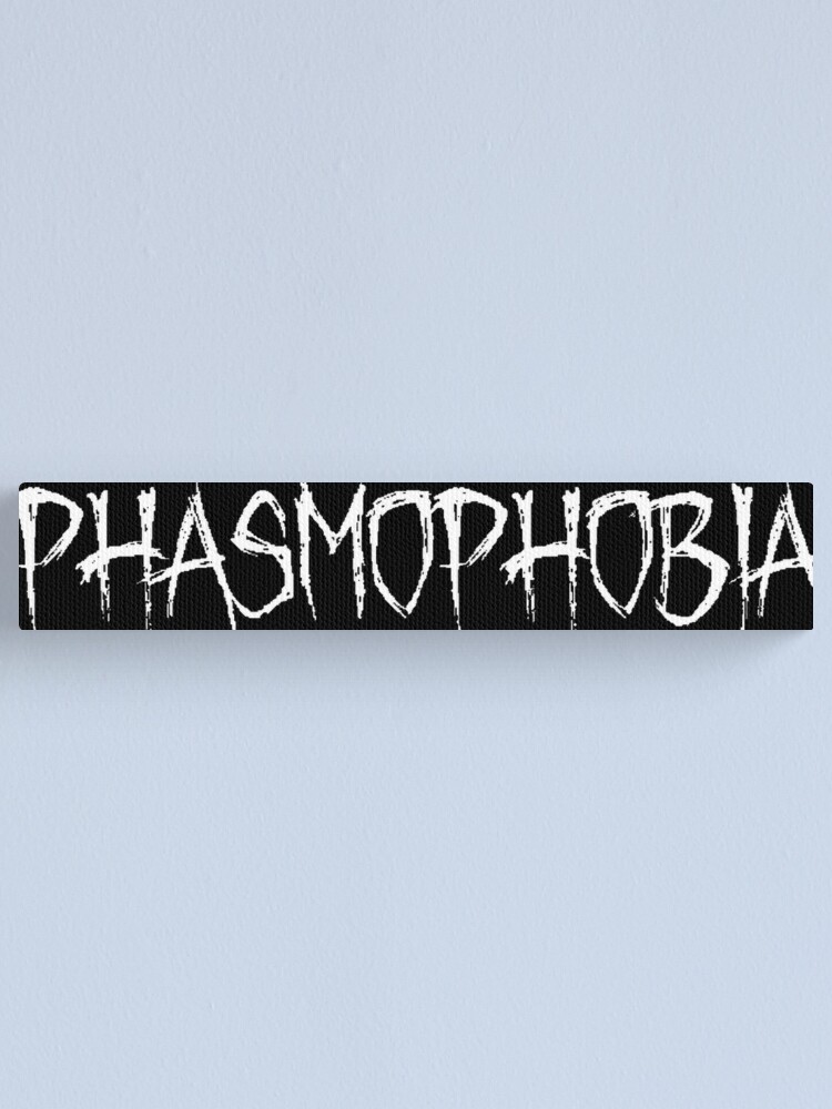 "Phasmophobia Game Logo" Canvas Printundefined by Nvaa | Redbubble