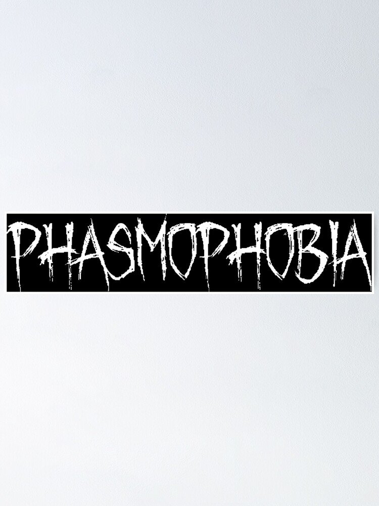 Poster « Phasmophobia Game Logo », par Nvaa | Redbubble