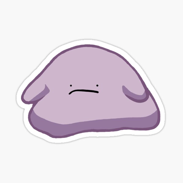 "Sad Blob" Sticker by w-oodles | Redbubble