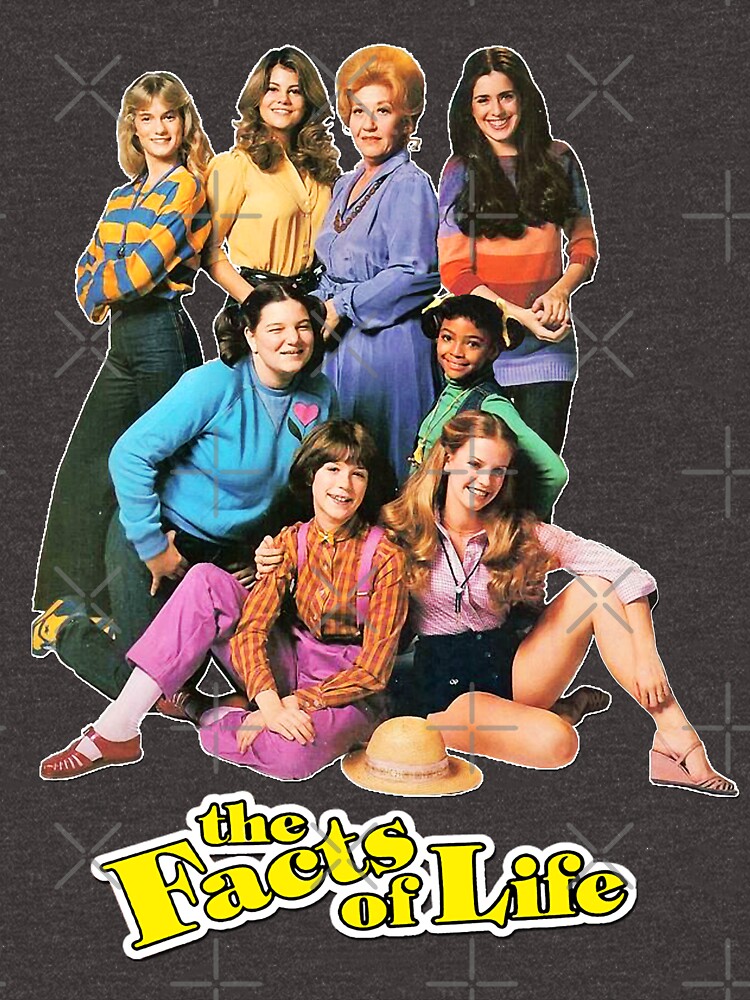 "The Facts of Life 80s Throwback Cast Tribute" Essential T-Shirt for ...