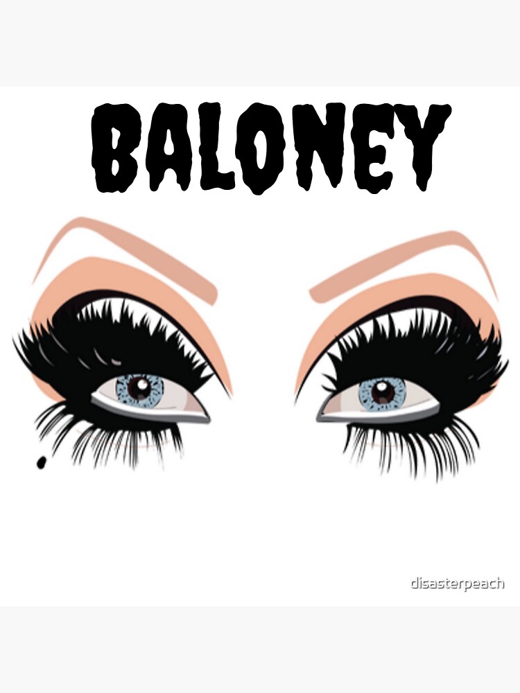 "Baloney" Sticker for Sale by disasterpeach | Redbubble