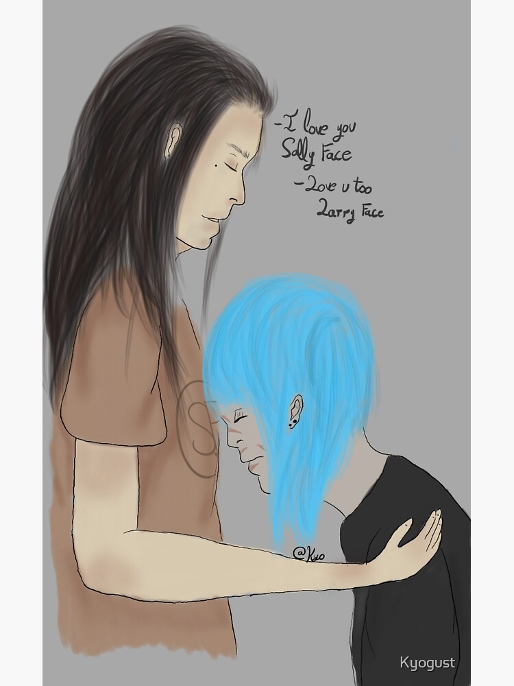 "Sally Face and Larry Face." Sticker for Sale by Kyogust | Redbubble