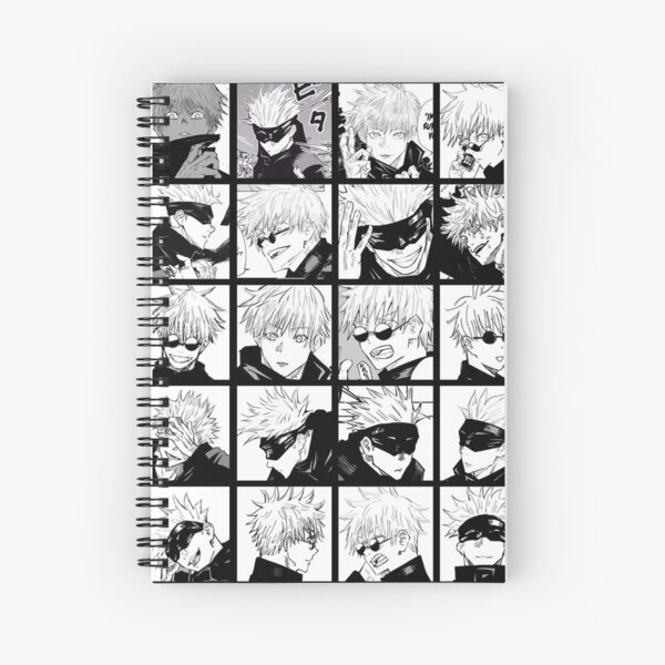 "Gojo Satoru Jujutsu Kaisen Collage " Spiral Notebook by aestheticpingu ...