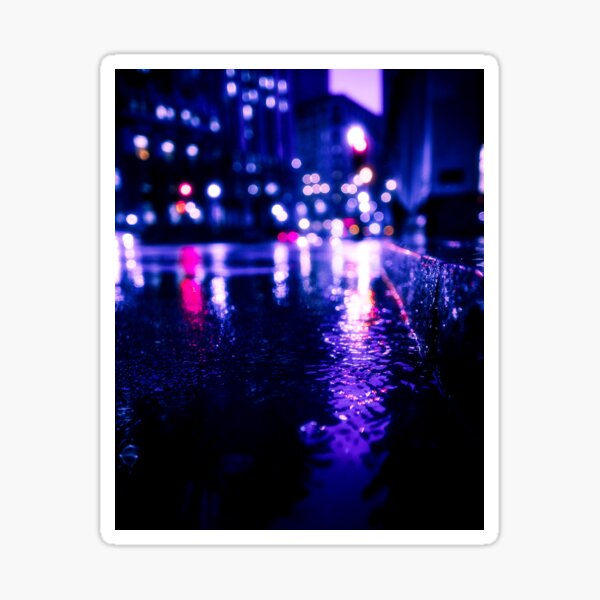 "Night Glow " Sticker for Sale by bouboupowa | Redbubble