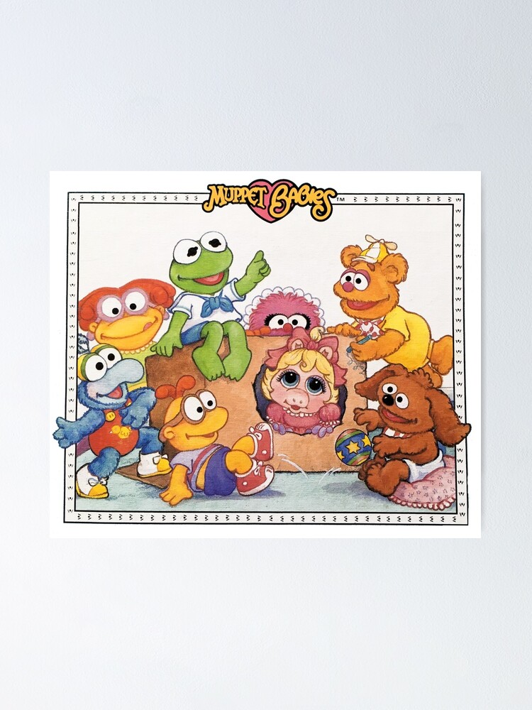 "Muppet Babies - 80s cartoon retro" Poster by Amberflash | Redbubble