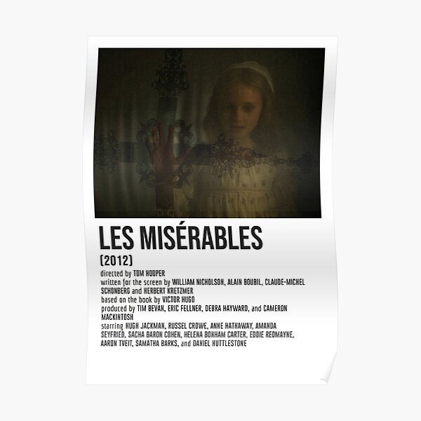 Poster « AFFICHE COSETTE LES MISERABLES », par reesegivens | Redbubble