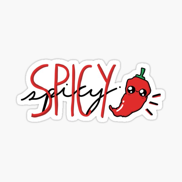 "Spicy Pepper" Sticker by alexmichalengel | Redbubble