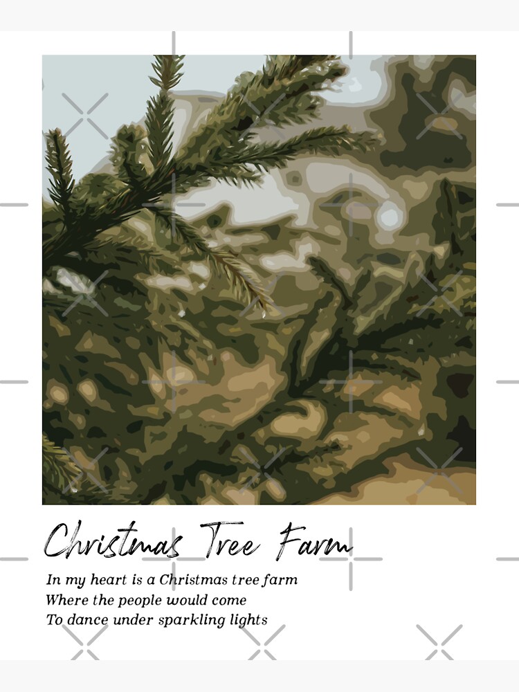 "Christmas Tree Farm - Taylor Swift" Sticker for Sale by nd-creates ...