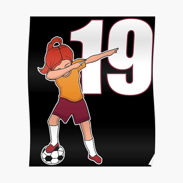 "Awesome Soccer Player Number 19 Soccer Athlete Athletic Sports Team ...