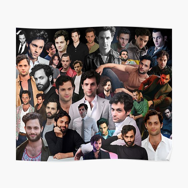 "Penn Badgley" Poster by katcollage | Redbubble