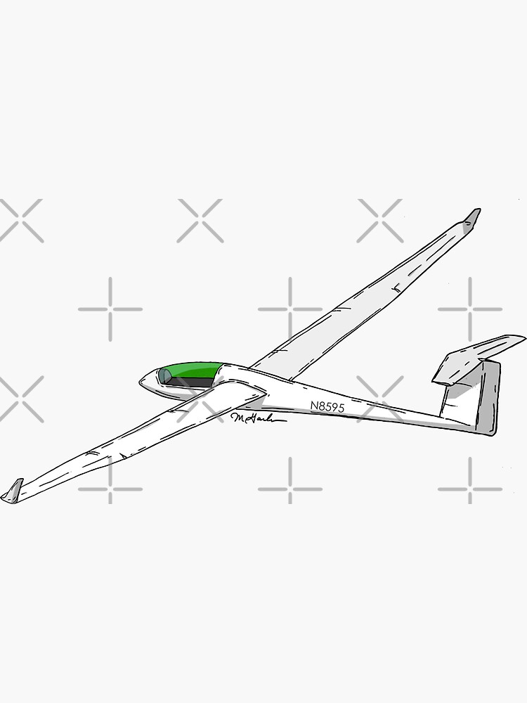 "Glider" Sticker for Sale by Statepallets | Redbubble