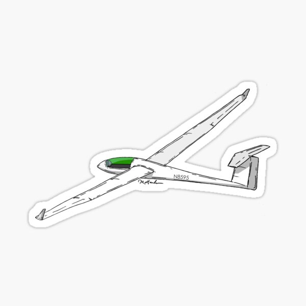 "Glider" Sticker for Sale by Statepallets | Redbubble