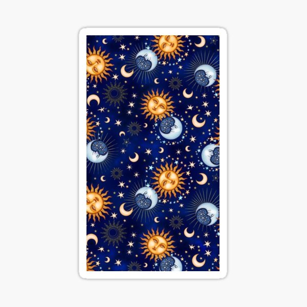 "The Sun, Moon, & Stars" Sticker for Sale by mariahpowers2 | Redbubble