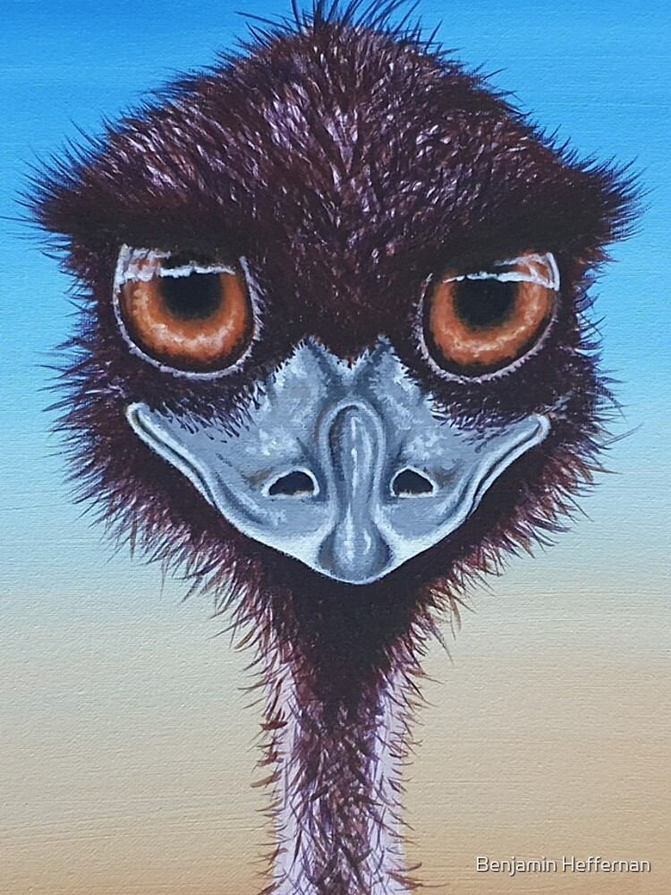 "Cheeky Aussie Emu. Names Steve." iPhone Case for Sale by benheff ...