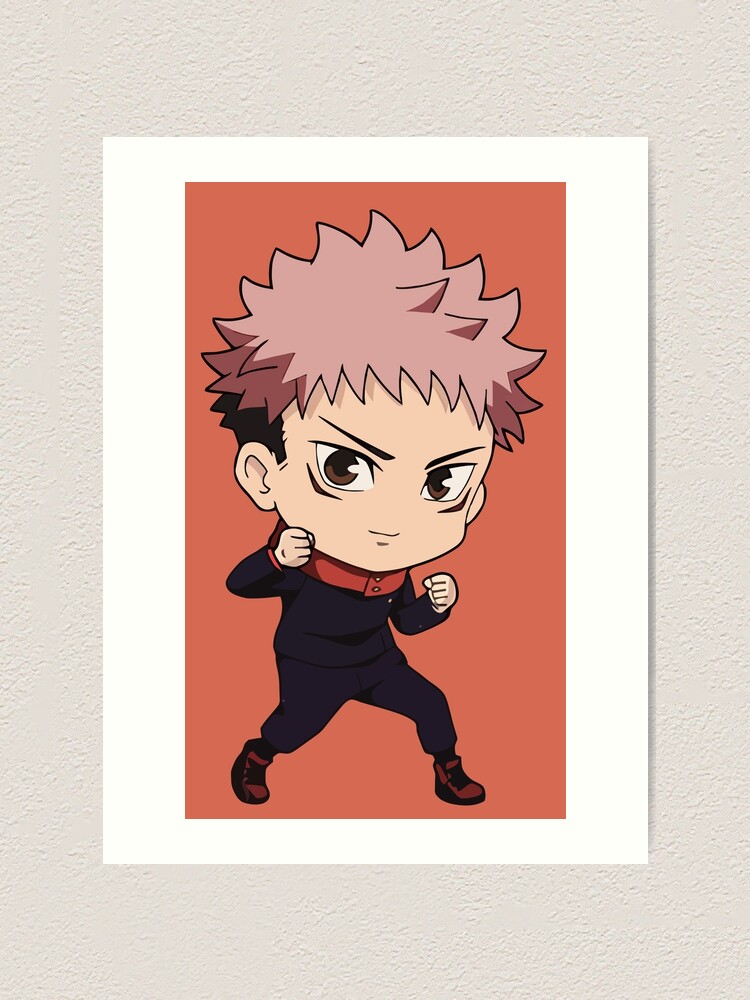 "Yuji Itadori- Jujutsu Kaisen Chibi" Art Print by Chibify | Redbubble