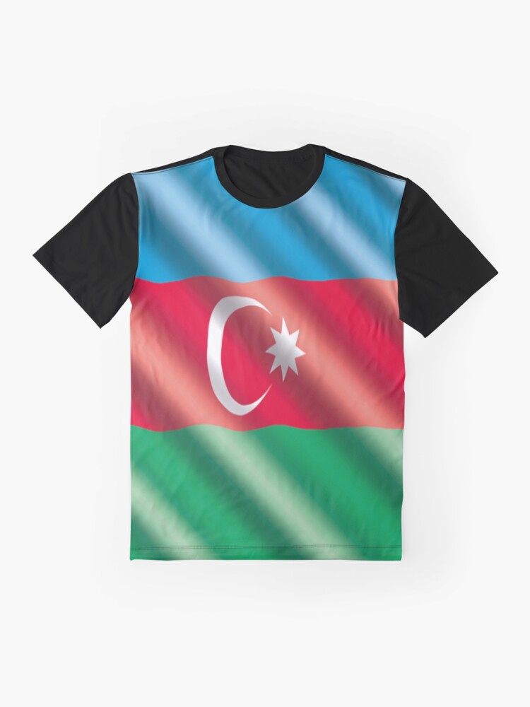 "Azerbaijan Flag" T-shirt for Sale by PropJoe | Redbubble | azerbaijan ...