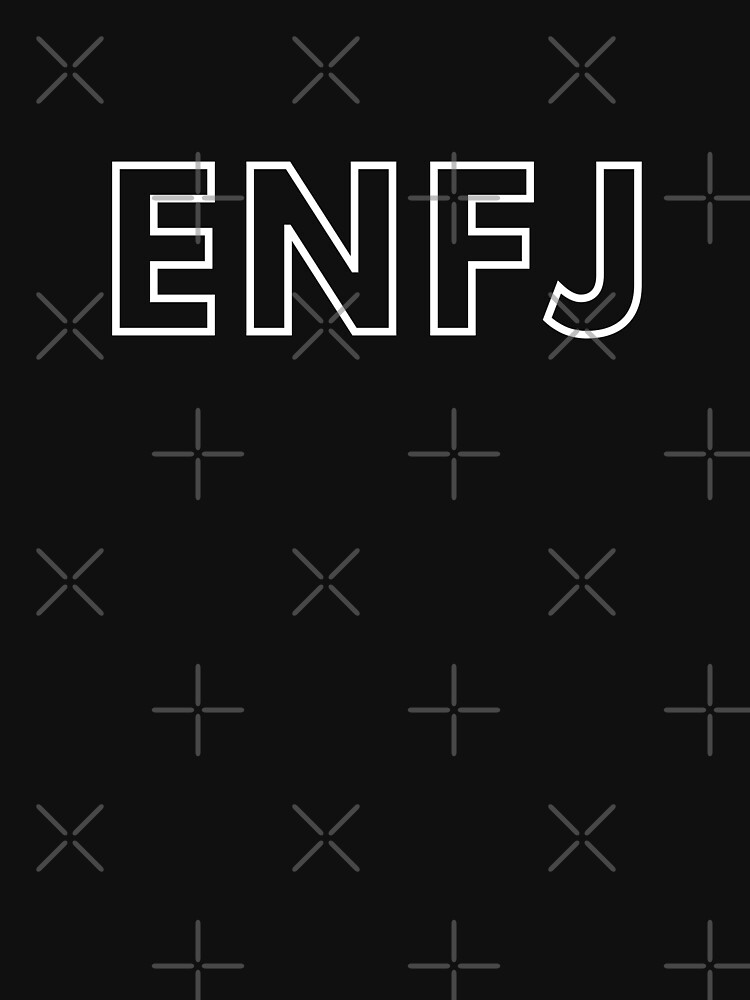 "ENFJ Personality Type Outline Design" T-shirt for Sale by ...