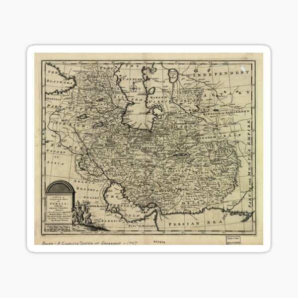 "Map of Iran" Sticker for Sale by ArtEntwined | Redbubble