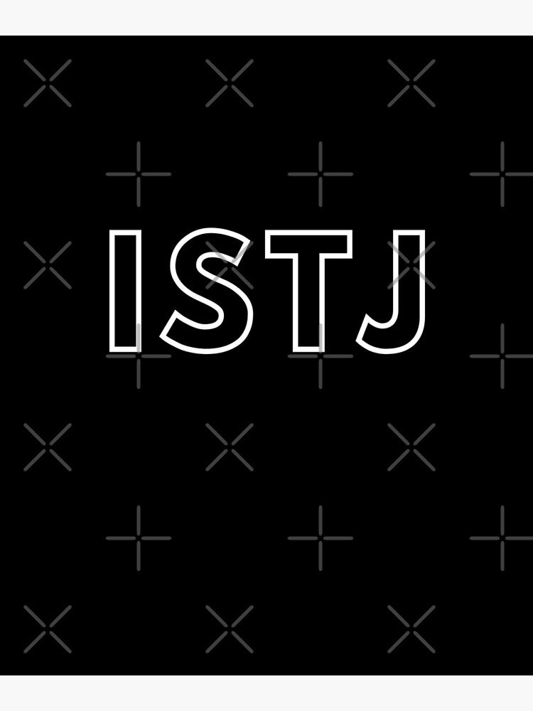 "ISTJ Personality Type Outline Design" Poster for Sale by AnnieDesignCo ...