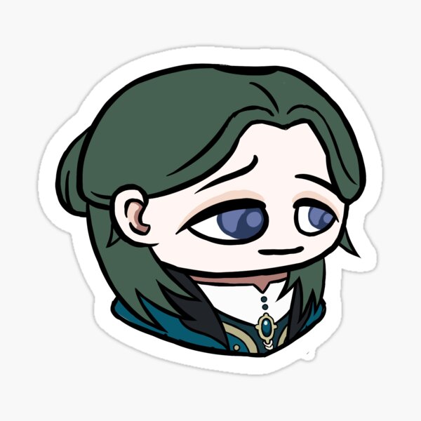 "Linhardt (post time-skip) rounded edges" Sticker for Sale by ...