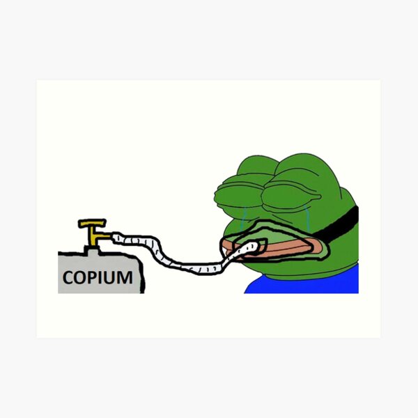 Copium Art Prints | Redbubble