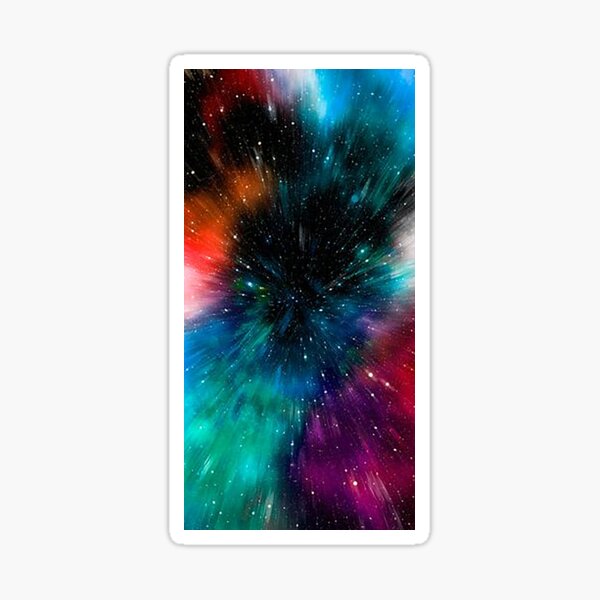 "Lightspeed colors" Sticker for Sale by aura2021 | Redbubble