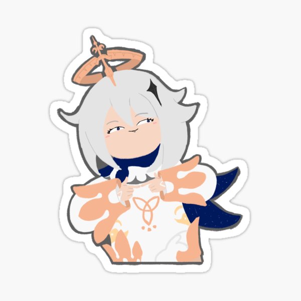 "Genshin Impact - Smug Paimon" Sticker for Sale by DemCrackers | Redbubble