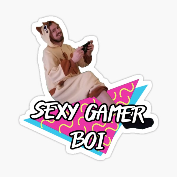 "Sexy Gamer Boi!" Sticker by Chromwich | Redbubble