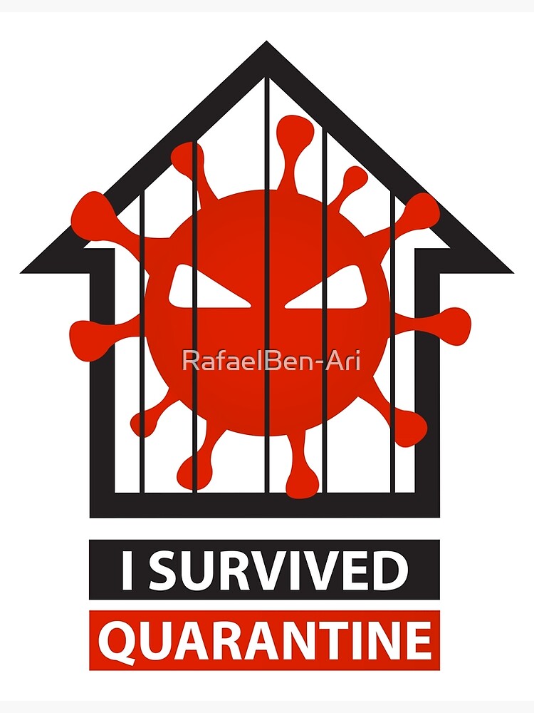 I Survived Coronavirus Covid-19 Quarantine Premium Matte Vertical ...