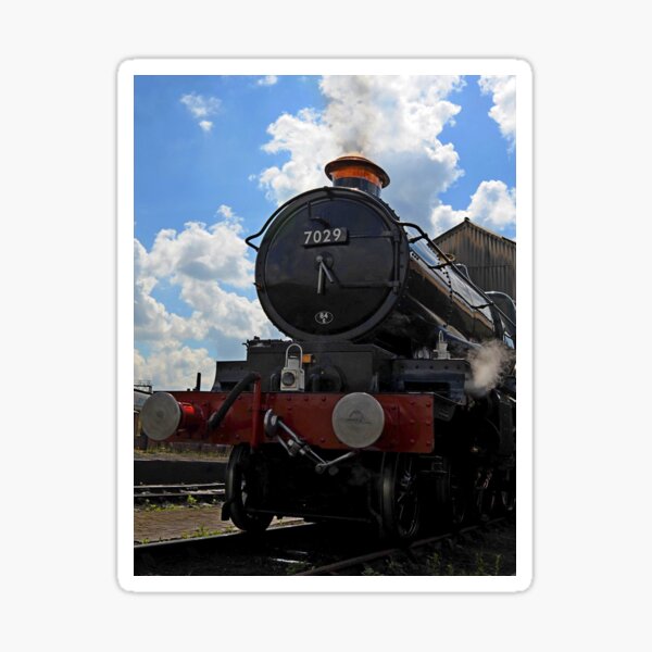 "GWR Castle 7029 Clun Castle" Sticker for Sale by Scenebyrail | Redbubble