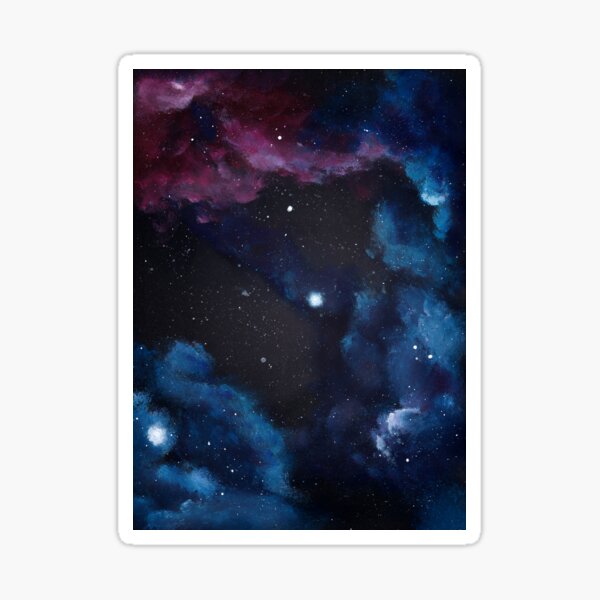 "Nebula" Sticker for Sale by LHThornton | Redbubble