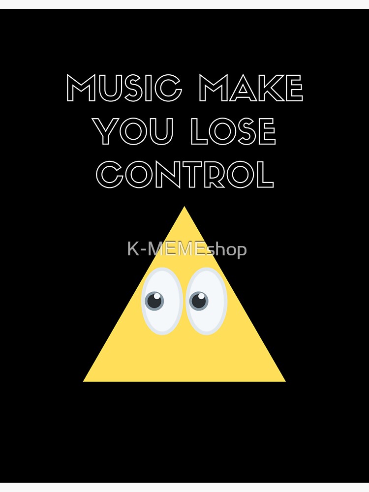 "dancing triangle meme" Sticker for Sale by K-MEMEshop | Redbubble