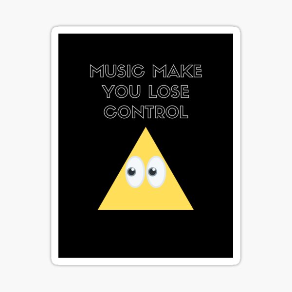 "dancing triangle meme" Sticker for Sale by K-MEMEshop | Redbubble