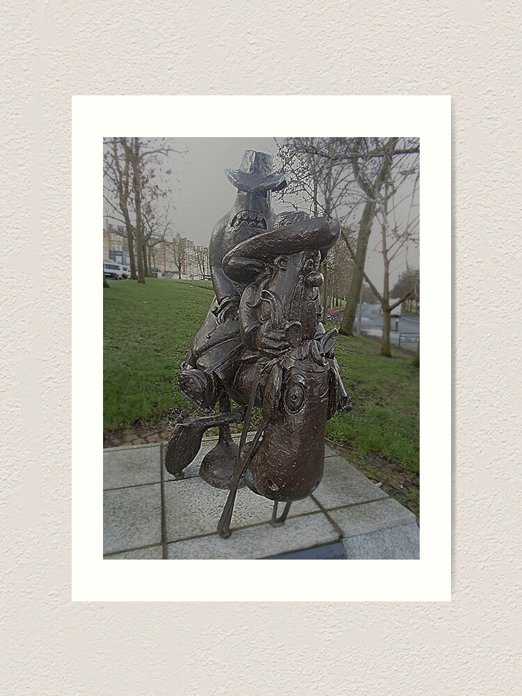 "Lobey Dosser Statue, Glasgow" Art Print for Sale by MagsWilliamson ...