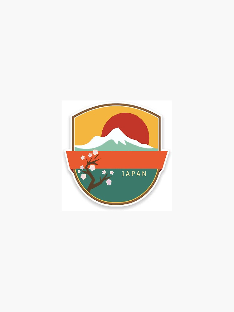 "Japan Travel Sticker" Sticker by azendejas | Redbubble