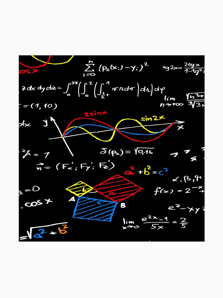 Fun Math Equations Doodles T shirt By MacCurious Redbubble Fun Math Equations Doodles T shirt By MacCurious Redbubble