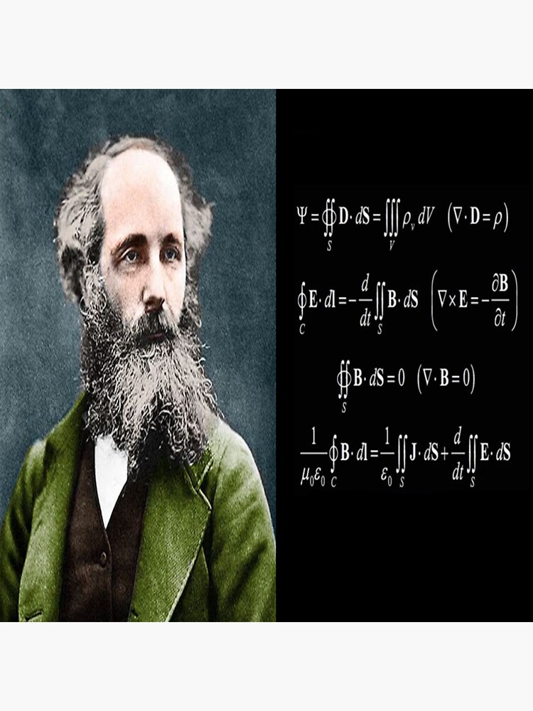 Pegatina «Aprendizaje matemático de las ecuaciones de Maxwell» de ...