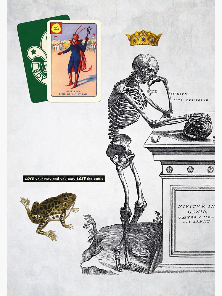 "Playing Cards from Hell" Sticker for Sale by Ottaviana | Redbubble