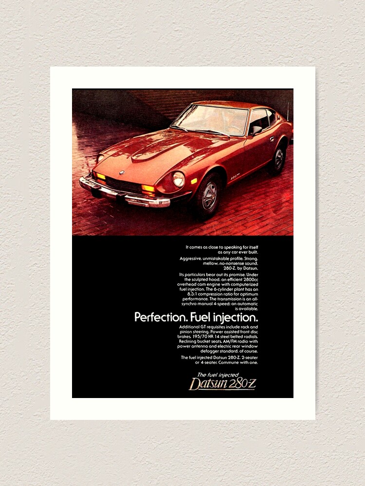 "DATSUN 280Z" Art Print by ThrowbackMotors | Redbubble