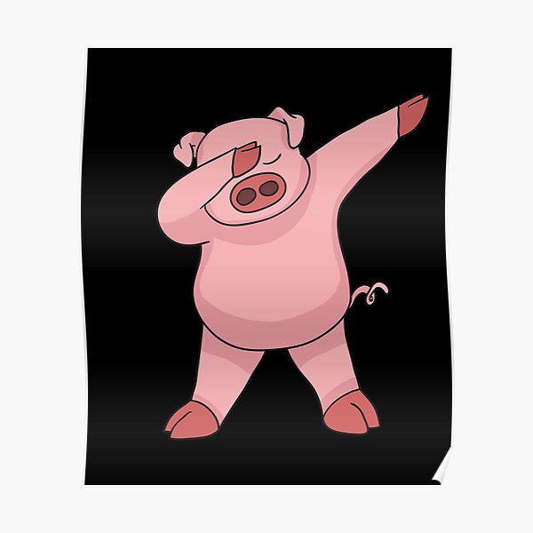 "Cute Dabbing Pig Zoo Barn Animal Pig Lover Farm Farmer Dab Dancing ...