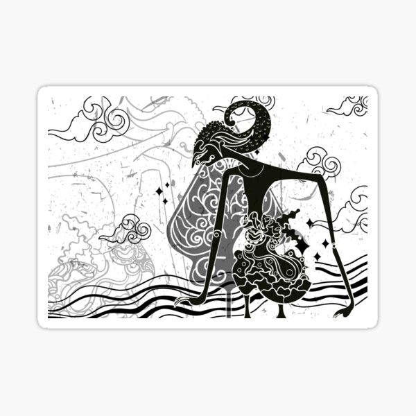 "Wayang" Sticker for Sale by FK2012 | Redbubble