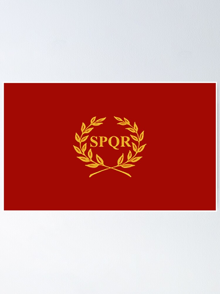 "SPQR LOGO" Poster by Bubbledavid | Redbubble