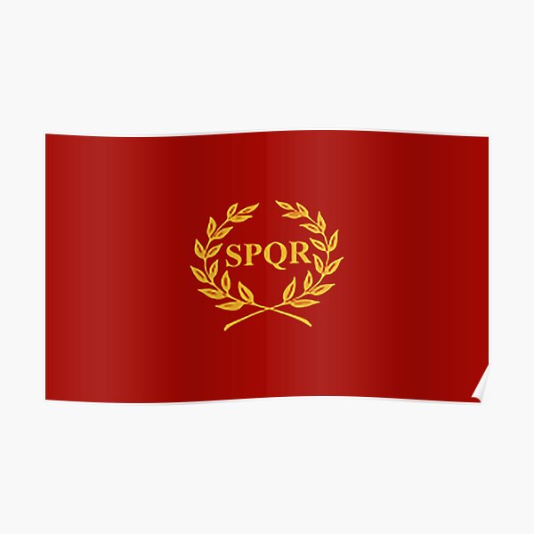 "SPQR LOGO" Poster by Bubbledavid | Redbubble