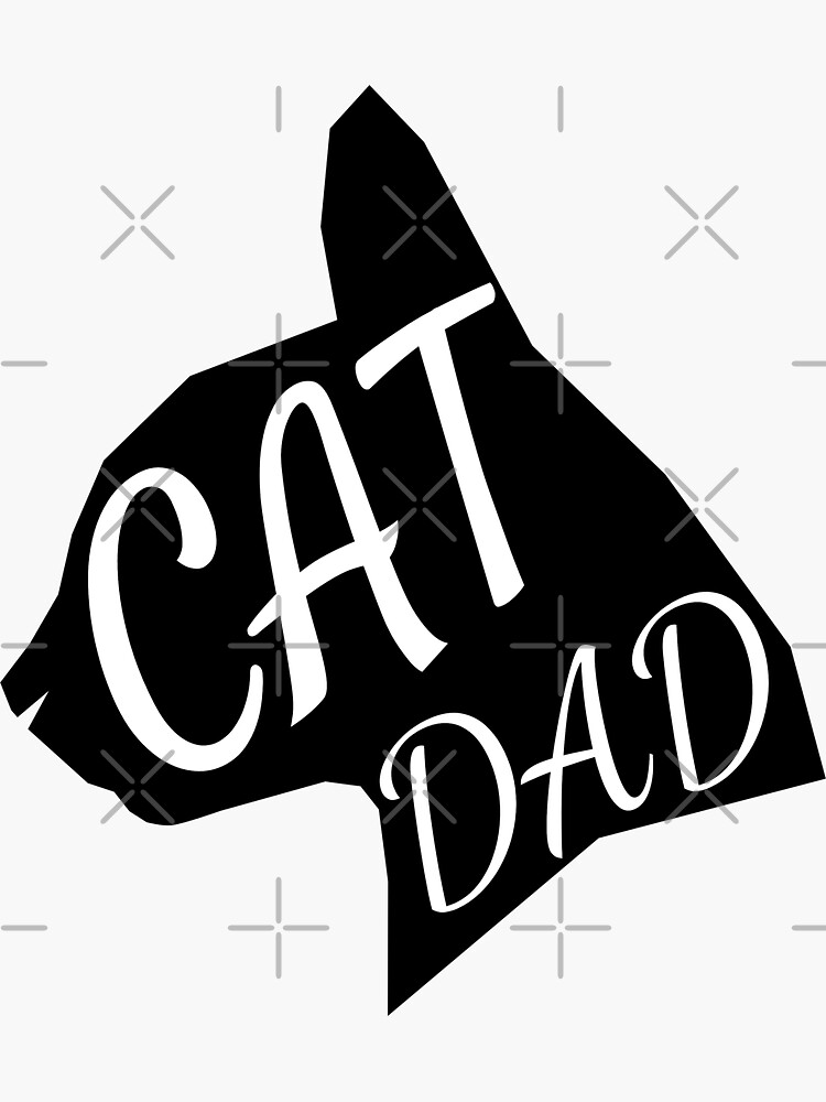 "Daddy Cats, Funny Cats, Father's Day Gift Ideas for Cat Lovers,black ...