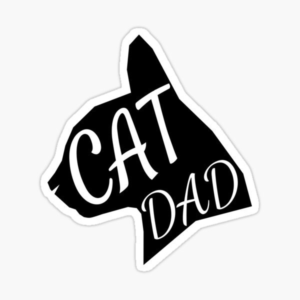 "Daddy Cats, Funny Cats, Father's Day Gift Ideas for Cat Lovers,black ...
