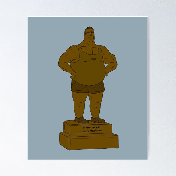 "The Big Lez Show monument " Poster for Sale by thebcarts | Redbubble