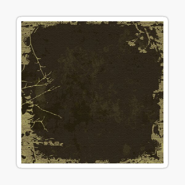 "Vintage in Green and Brown Pattern Design 221" Sticker for Sale by ...