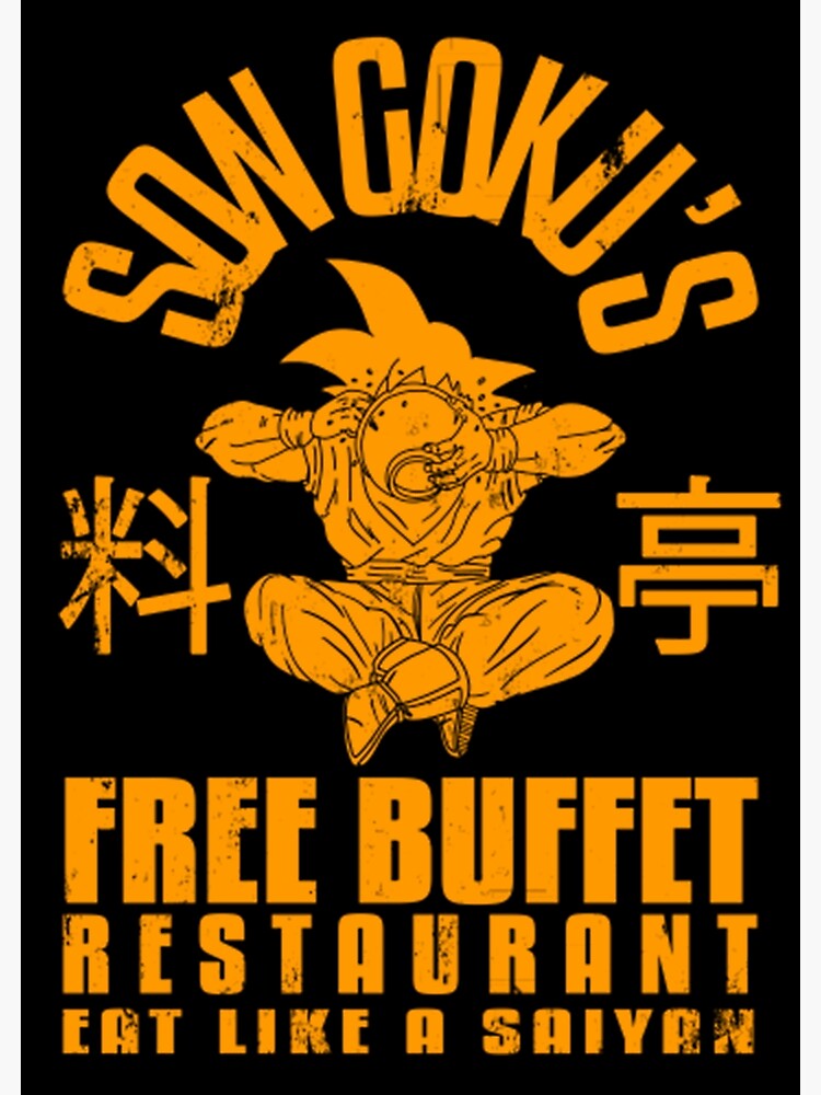 "saiyan restaurant" Poster by Crazyoveryou | Redbubble