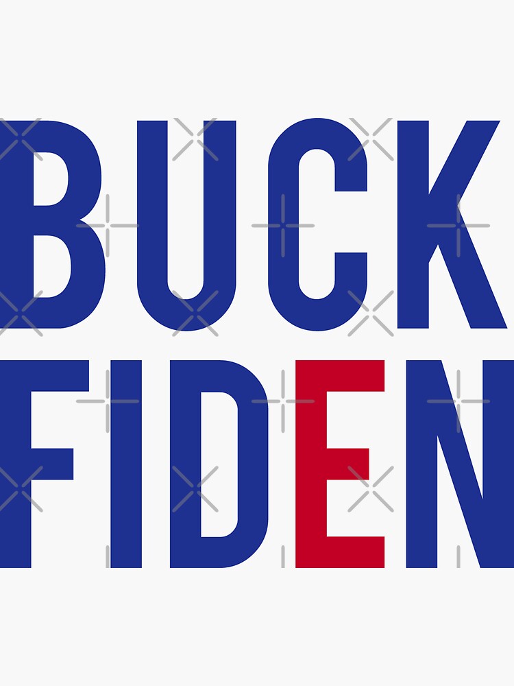 "Buck fiden" Sticker by mohammedlak | Redbubble